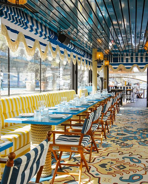 Riviera Fuga : Restaurant péniche à Paris